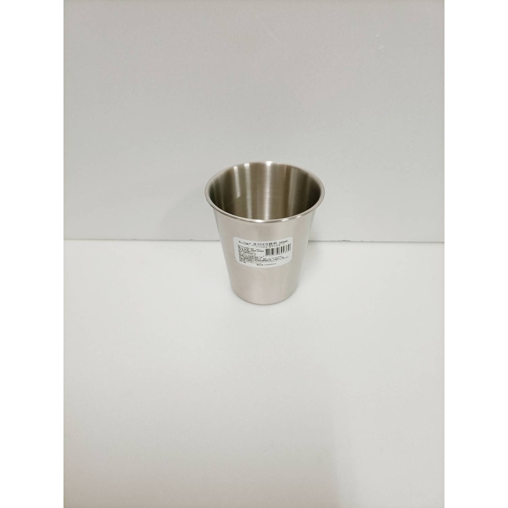 【A-OK】304不鏽鋼冷飲杯 咖啡杯 露營杯 啤酒杯 不鏽鋼杯 水杯 杯子 漱口杯 鋼杯 1入 | 蝦皮購物
