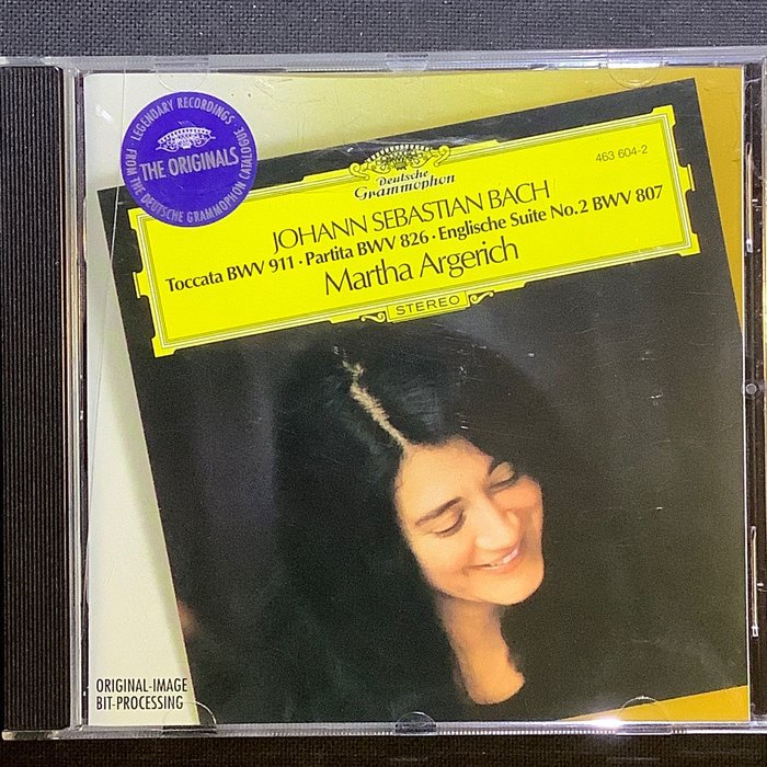 Bach巴哈-英國組與觸技曲 Argerich阿格麗希/鋼琴（阿格麗希唯一的巴哈專輯錄音）德國版 | 蝦皮購物