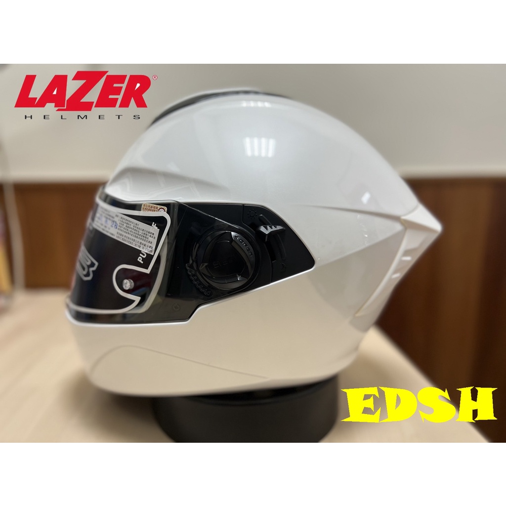 現貨 LAZER ST-303 素色亮白 / ST303 素色 消光黑 全罩 耳機槽 內墨片 比利時品牌 進口帽 | 蝦皮購物