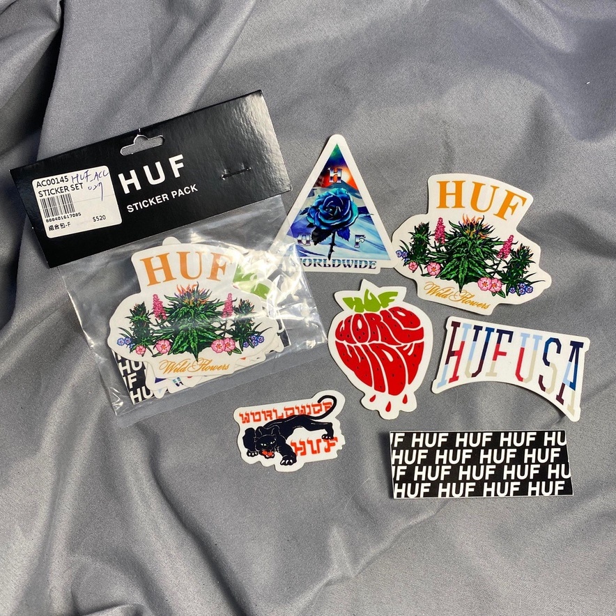 【Faithful】HUF STICKER SET【 AC00145】貼紙 組合包 | 蝦皮購物