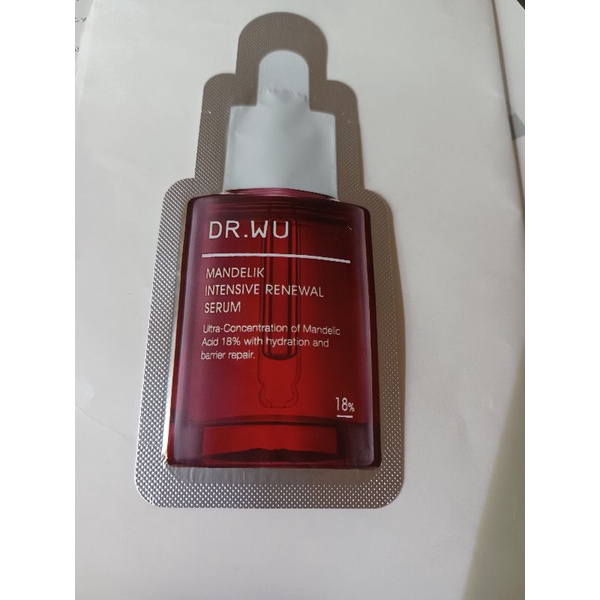 DR.WU 杏仁酸 煥膚精華 溫和 亮白 6% 18%（小紅瓶）試用品 體驗包 2ml | 蝦皮購物