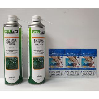 (組合優惠價)WILITA單車速效型鏈條清潔劑2瓶+鏈條擦拭紙巾3張,快速分解油污,達到清潔鏈條效果-雙重效果乾乾淨淨 | 蝦皮購物