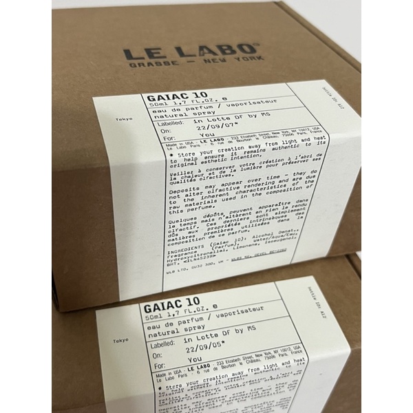 Le Labo 東京 Gaiac 10 Tokyo 50ml 全新正品 現貨 | 蝦皮購物