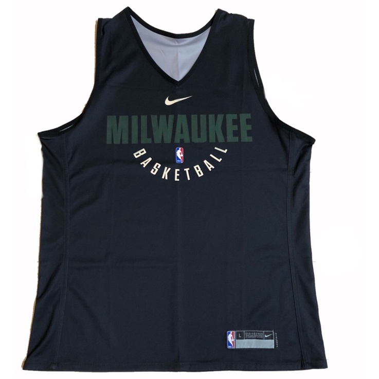 NIKE NBA 17-18賽季 公鹿 雙面練習衣 練習衣 練習 | 蝦皮購物