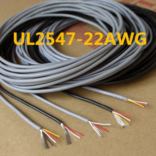 2米ul2547信號屏蔽電纜22awg PVC絕緣鍍錫銅電纜2 3 4 5芯多芯屏蔽線 | 蝦皮購物