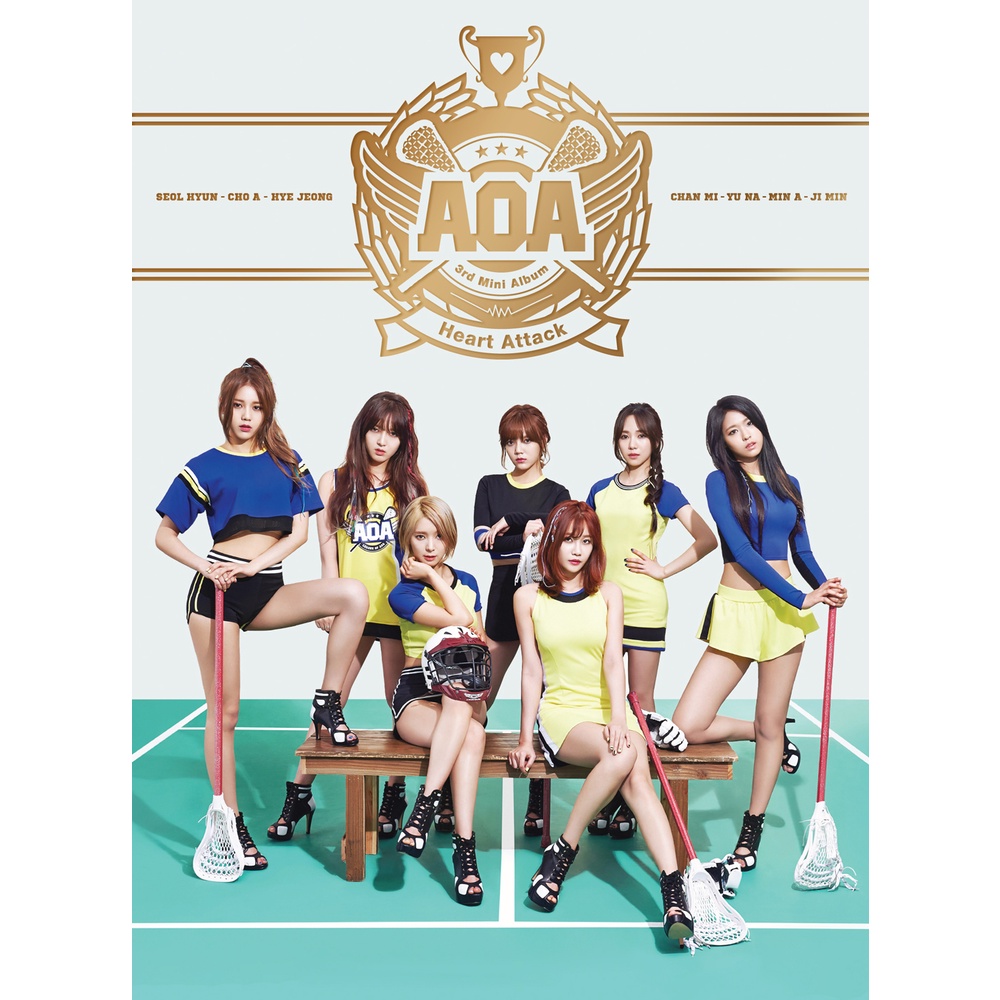 全新現貨(未拆) AOA - 第三張迷你專輯「Heart Attack」 韓國進口版 | 蝦皮購物