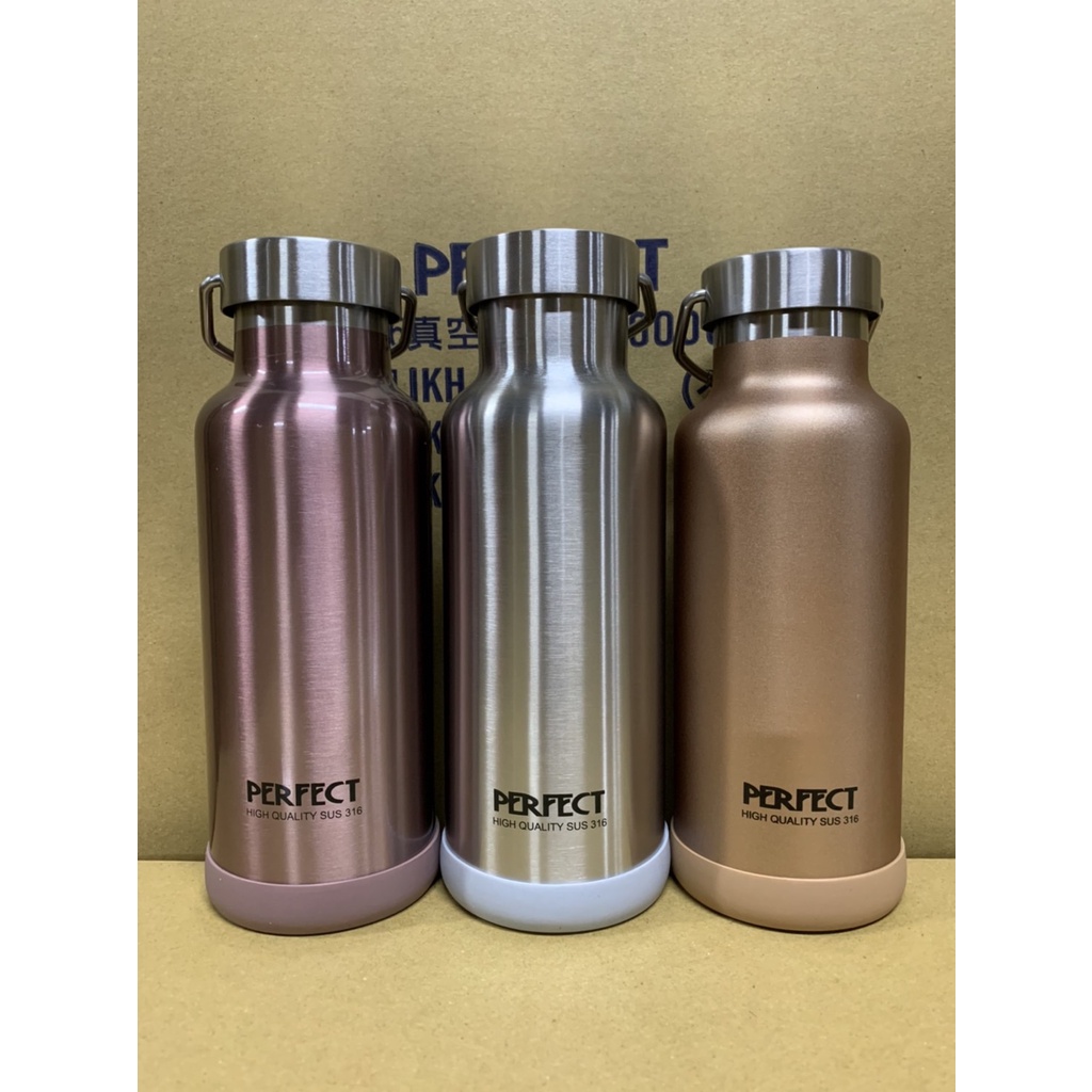 《美好小生活》【PERFECT 理想】極致316不鏽鋼保溫杯SGS認證 不鏽鋼水壺 可提式拉環 台灣製 保溫杯 止滑 | 蝦皮購物