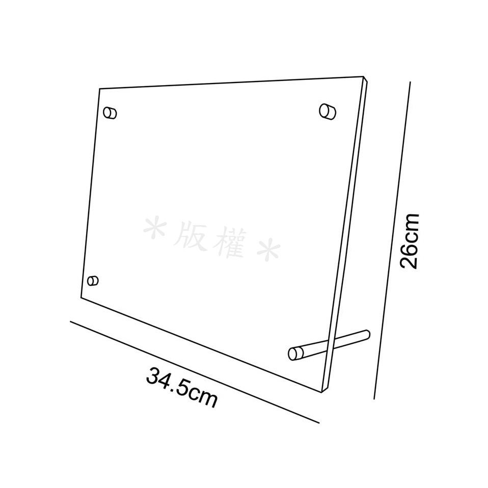 W.I.P聯合 T2635 A4立棒式型錄展示架(26x35cm) | 蝦皮購物