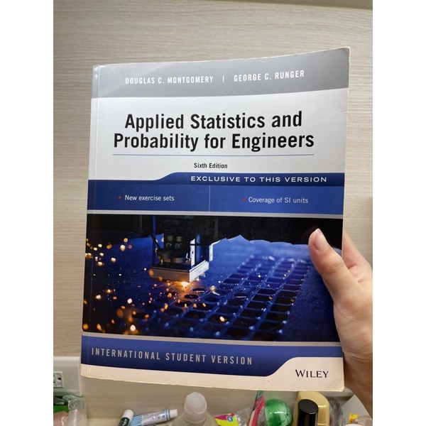 Applied Statistics and Probability for Engineers 6th機率統計用書 | 蝦皮購物