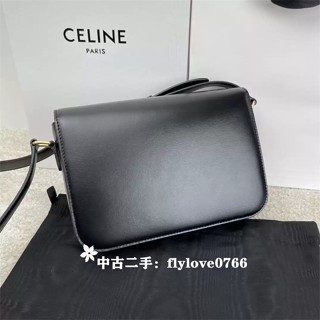 全場免運 CELINE Triomphe 凱旋門 黑色凱旋門/肩背包/手提包 188423BF4.38NO | 蝦皮購物