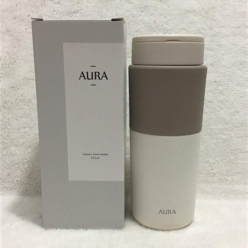 ↘ 現貨 AURA /艾樂 隨行提手真陶瓷保溫杯525ml(3色） | 蝦皮購物