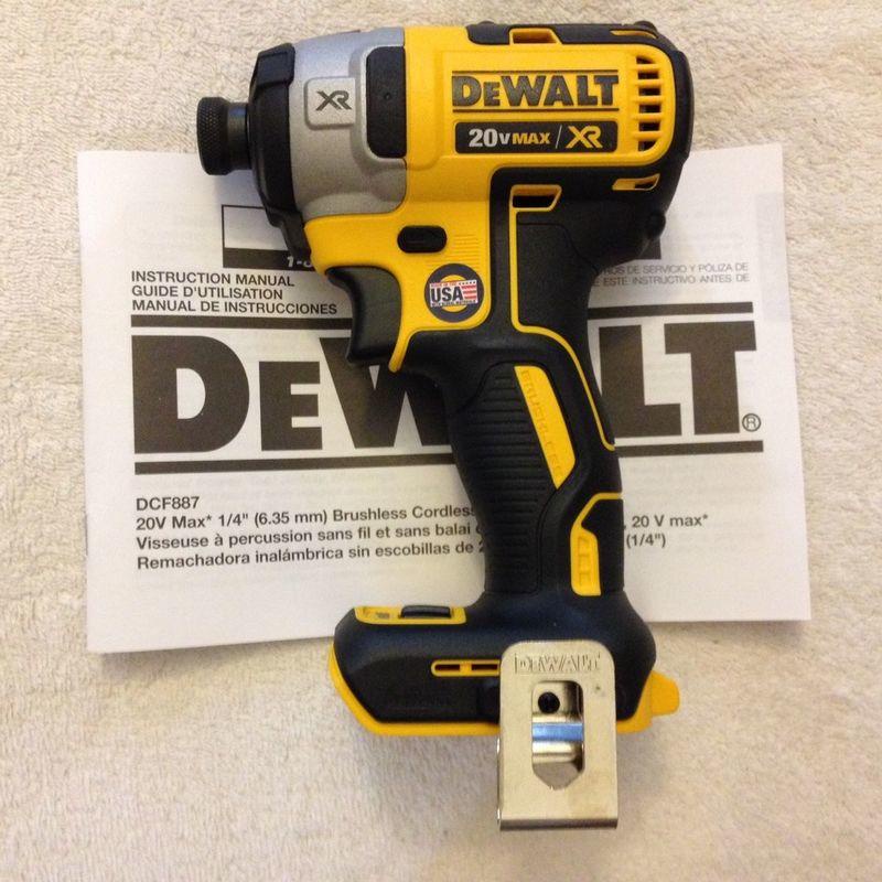 美國製.韓國製 DEWALT 得偉 DCF887 P2 20V Max 18V 鋰電無碳刷三段衝擊起 | 蝦皮購物