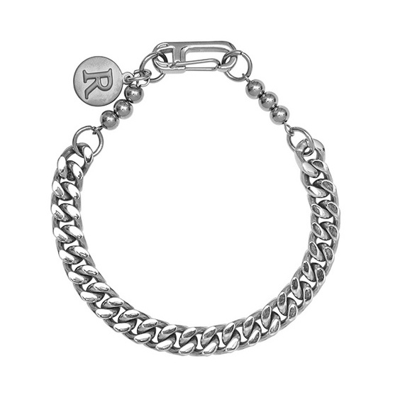 (Wings Select) Recovery 厚扁鍊手鍊 亮銀 鋼鍊 穿搭 搭配 設計師 簡約 個性 扣具 手鍊 | 蝦皮購物