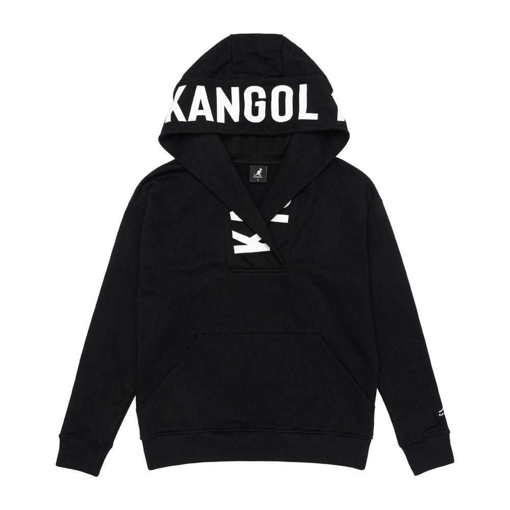 KANGOL 帽T 黑色 長袖 女 6252105220 | 蝦皮購物