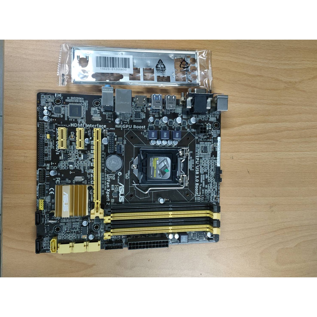 ASUS B85M-G R2.0 1150 主機板 (庫存新品店保一個月) | 蝦皮購物