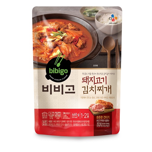 韓國 CJ Bibigo 泡菜豬肉 辣牛肉湯 雪濃湯 豬血腸湯 海帶牛肉 泡菜鍋 500g 辣牛肉 牛骨湯 CJ調理包 | 蝦皮購物