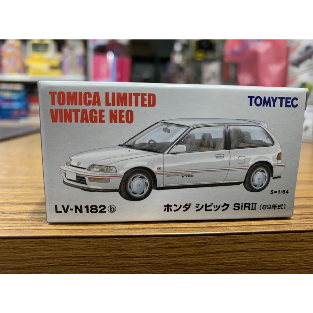 【合川玩具】現貨 1/64 Tomytec LV-N182b Honda Civic SiR-II white | 蝦皮購物