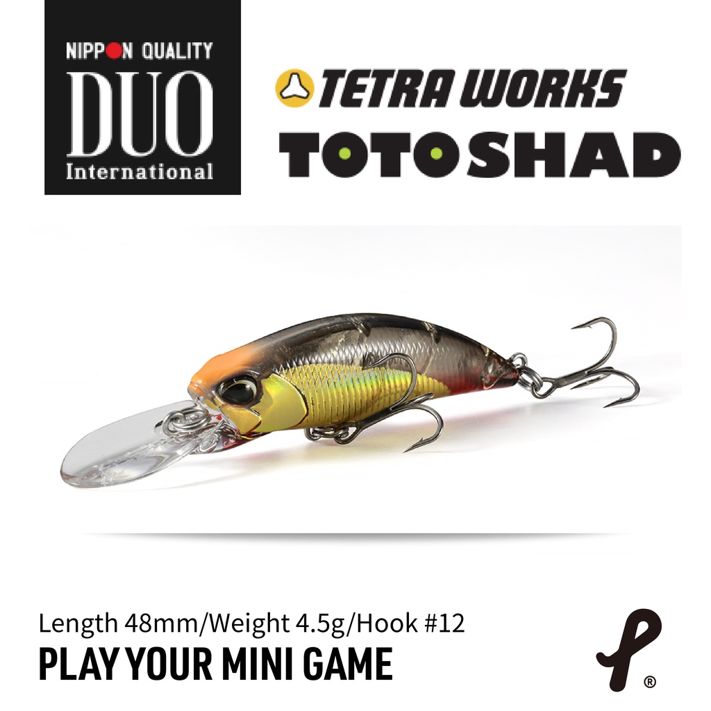 日本 DUO TETRA WORKS TOTOSHAD 48mm/4.5g 米諾 微物 根釣必殺 根魚 小物專攻 根釣 | 蝦皮購物