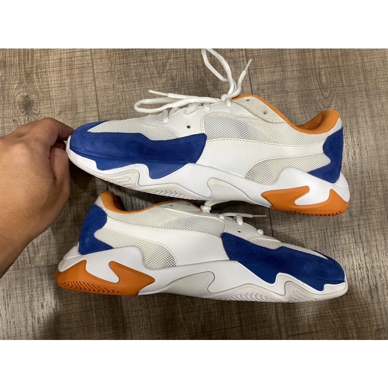 (全新男27台灣未發）Puma STORM ADRENALINE 尼克隊配色 藍白 | 蝦皮購物