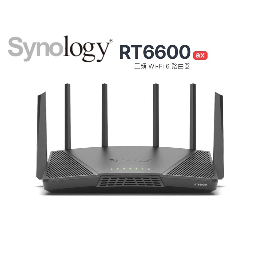【限時搶購↘】全新公司貨 Synology 群暉 RT6600ax 無線路由器 Wi-Fi 6 分享器 6600ax | 蝦皮購物