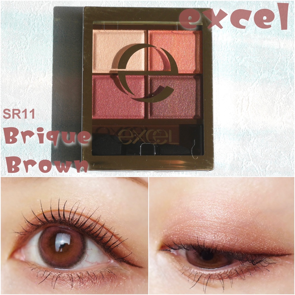 現貨 111購物節 平靚正日貨代購 日本 EXCEL 裸色深邃眼影 SR11 四色眼影 CS15 新色 SR13 | 蝦皮購物