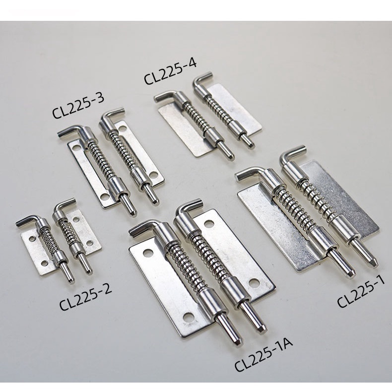 【susumy】304不鏽鋼 彈簧後鈕 彈簧插銷 下座 柳丁心 消防栓後鈕 鉸練 隱藏式鉸鍊 | 蝦皮購物