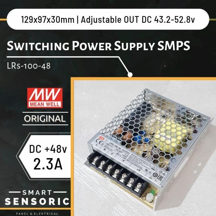 Meanwell Lrs-100-48 開關電源 48V 2.3A Nes Lrs 適配器 | 蝦皮購物