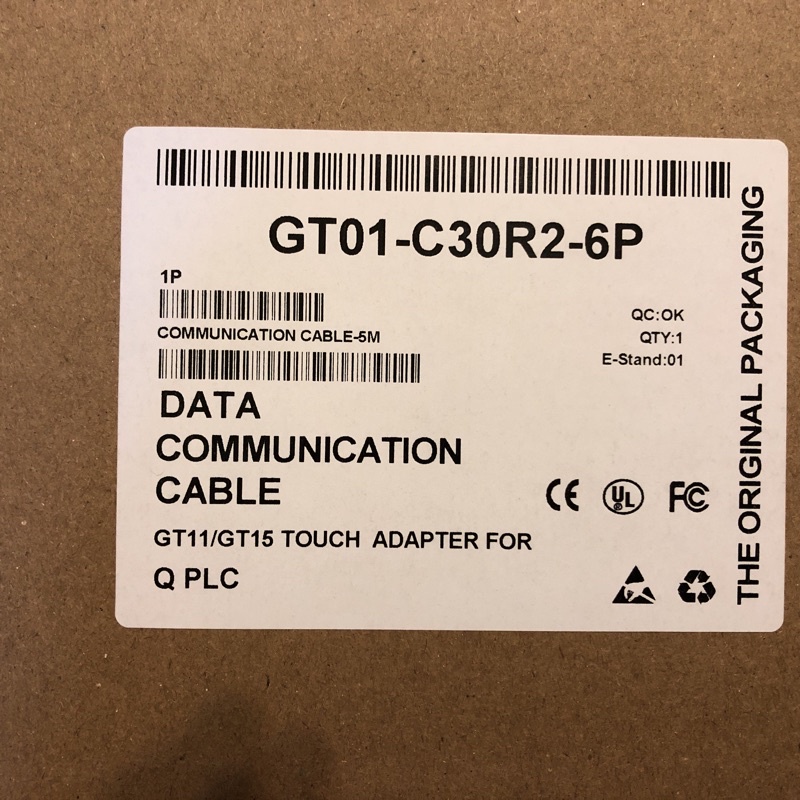 三菱QPLC 對三菱GOT 通訊線GT01-C30R2-6P | 蝦皮購物