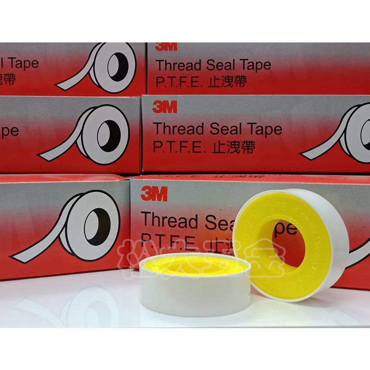 售單捲【附發票】㊣ 3M PTFE止洩帶 鐵氟龍材質 防漏或修理水龍頭漏水 改善緊密度 止水帶 防水帶【松大五金】 | 蝦皮購物