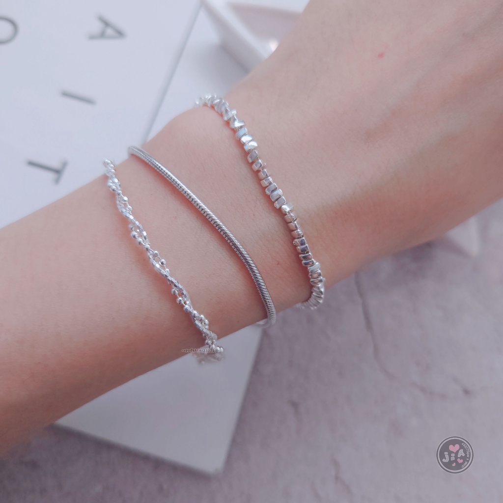 蛇鍊 蛇骨鍊 2mm 純銀手鍊S925。小手圍 | 蝦皮購物