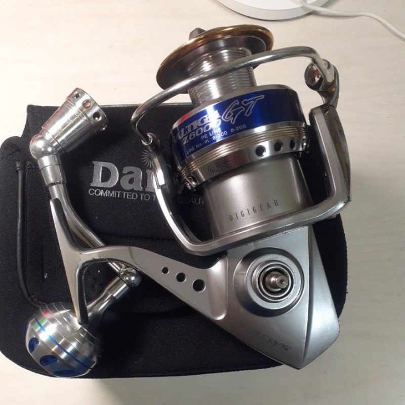 （已售出）DAIWA SALTIGA 6000GT 二手良品，煞車及轉動順暢，征服大物好幫手，stella可以參考 | 蝦皮購物