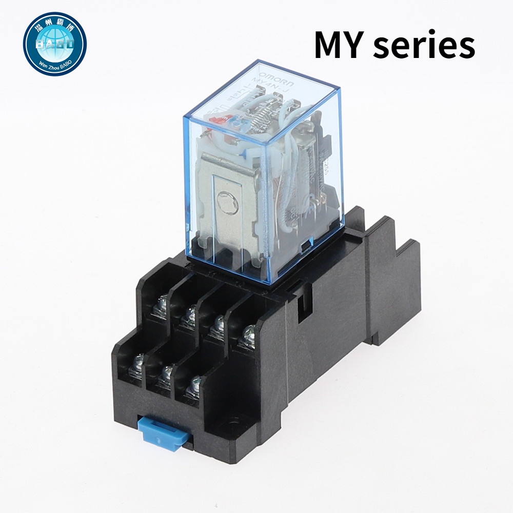 一個my2/my3/my4電子微型電磁繼電器5a線圈,pyf14a插座底座dc12v DC24V AC110V 220V | 蝦皮購物