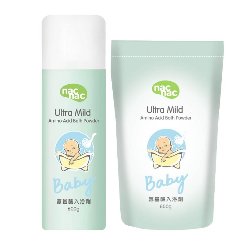 nac nac 氨基酸入浴劑 600g +補充包600g | 蝦皮購物