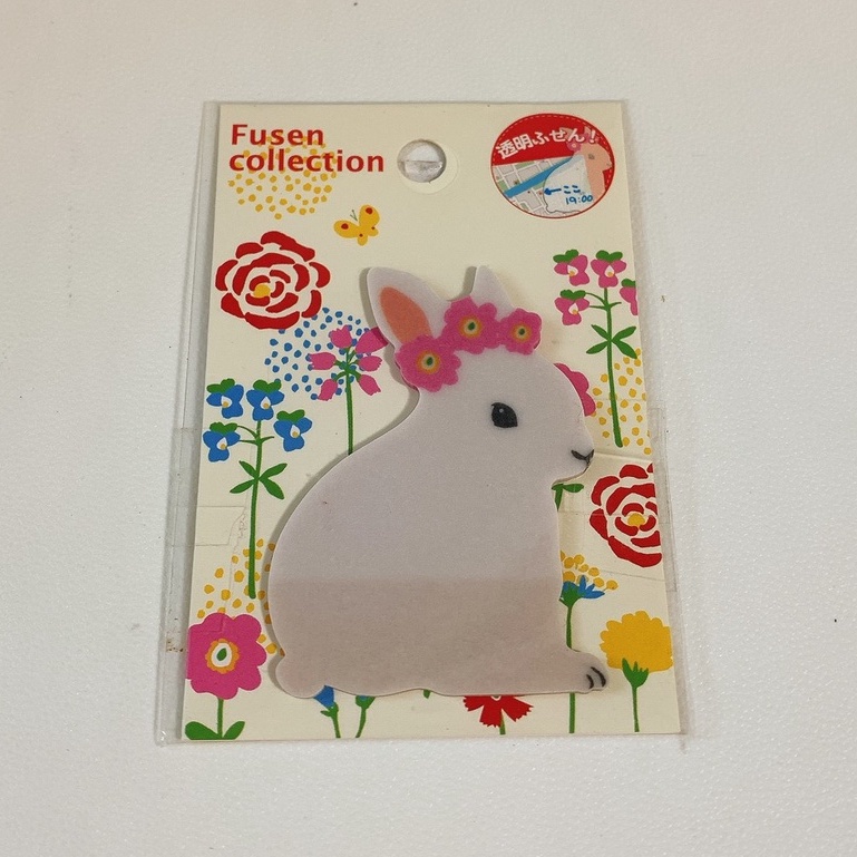 全新 日本 Gakken Fusen Collection Glassine paper 兔子玻璃紙 便條紙 | 蝦皮購物