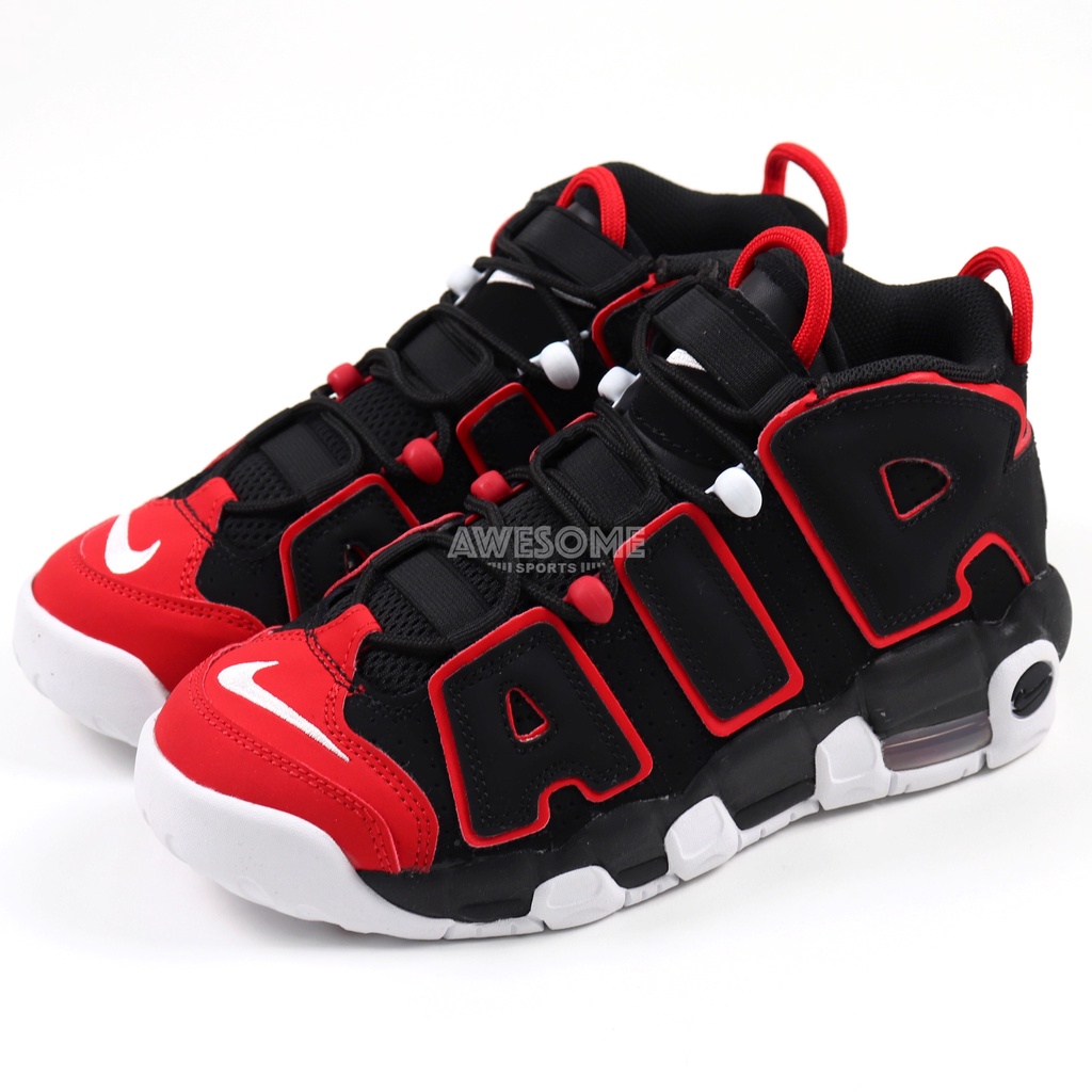 [歐鉉]NIKE AIR MORE UPTEMPO GS 黑紅 大AIR 休閒鞋 大童鞋 女鞋 FB1344-001 | 蝦皮購物