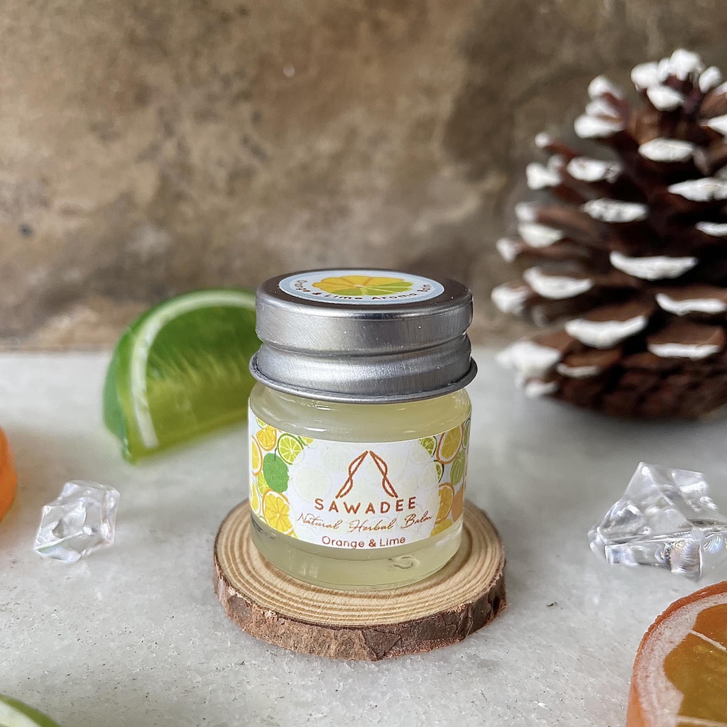 ️現貨🇹🇭 SAWADEE 橘子&青檸香 花精薰香膏(大15g) | 蝦皮購物