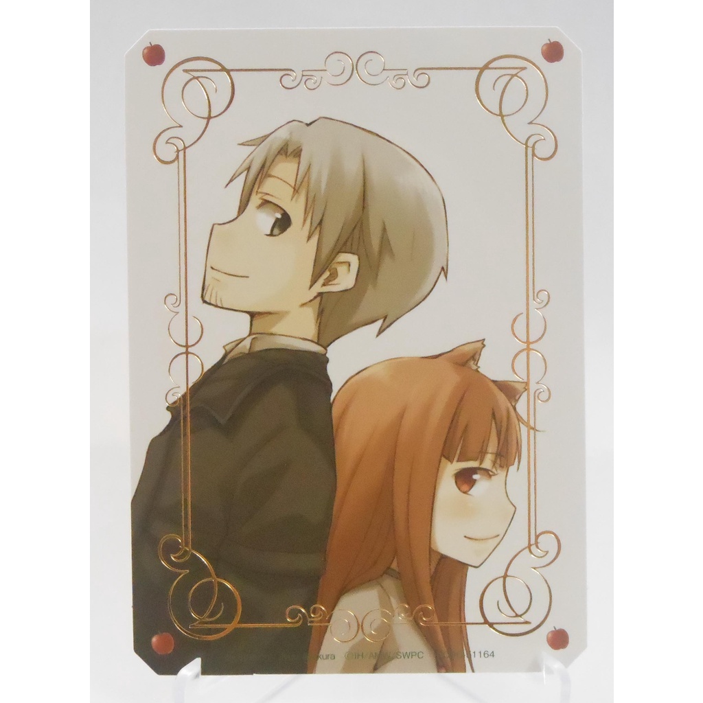 【旅人事務所】稀有絕版 日空版 日本dvd購入限定 特典 狼與辛香料 賢狼 赫蘿 And 勞倫斯 紀念 收藏卡 蝦皮購物