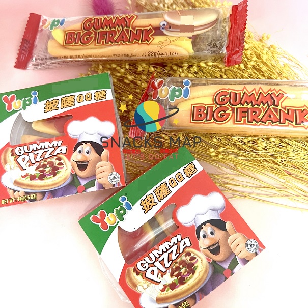 [SNACKS MAP零食地圖]漢堡軟糖 熱狗軟糖 可樂軟糖PIZZA YUPI 呦皮 印尼 軟糖 QQ 派對婚禮小物 | 蝦皮購物