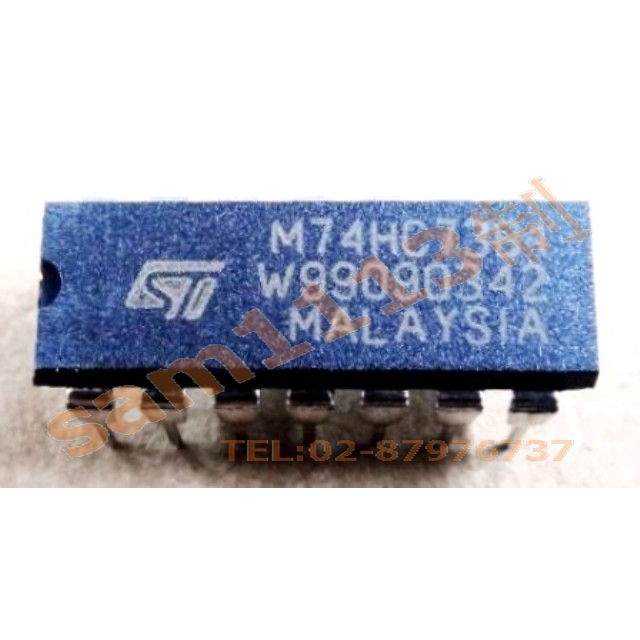 113邏輯閘 M74HC73 B1 DIP-14 STM 雙J-K觸發器 MC74HC73 CD 74HC73 >10個 | 蝦皮購物