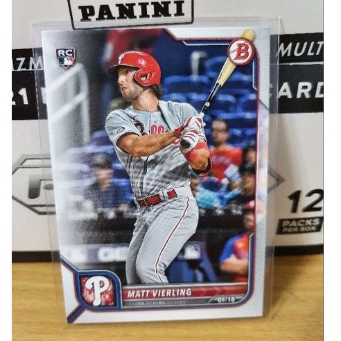 Topps MLB Matt Vierling M1 RC 棒球卡 | 蝦皮購物