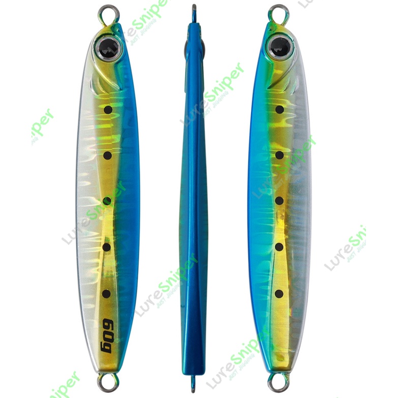 LureSniper 高亮度鐳射鐵板路亞 35g/60g/80g 短型鐵板 遠投 岸拋 夜光 速沉 船釣 | 蝦皮購物