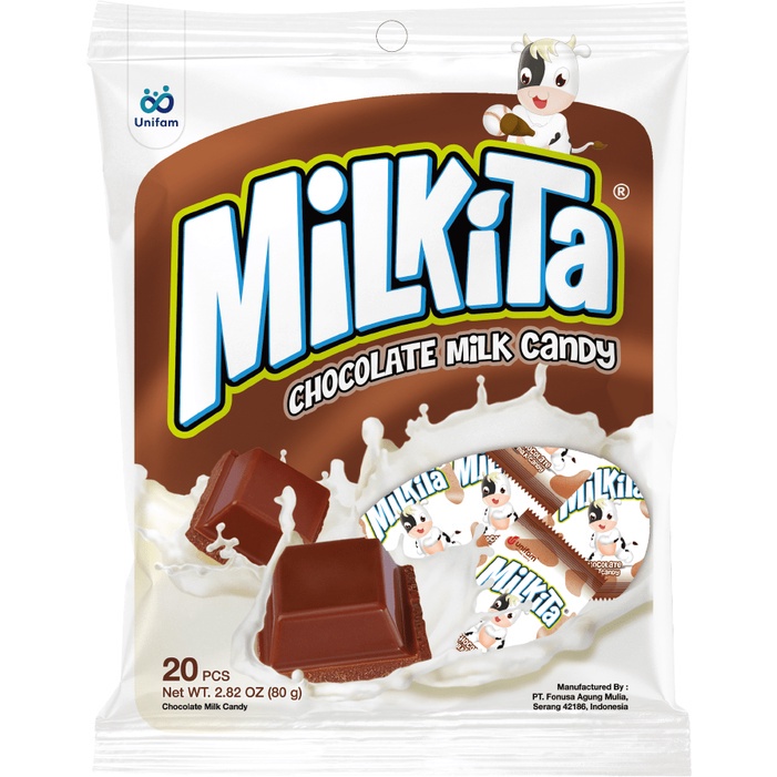 PERMEN MILKITA Milk Candy 印尼 牛奶口味軟糖 80g | 蝦皮購物
