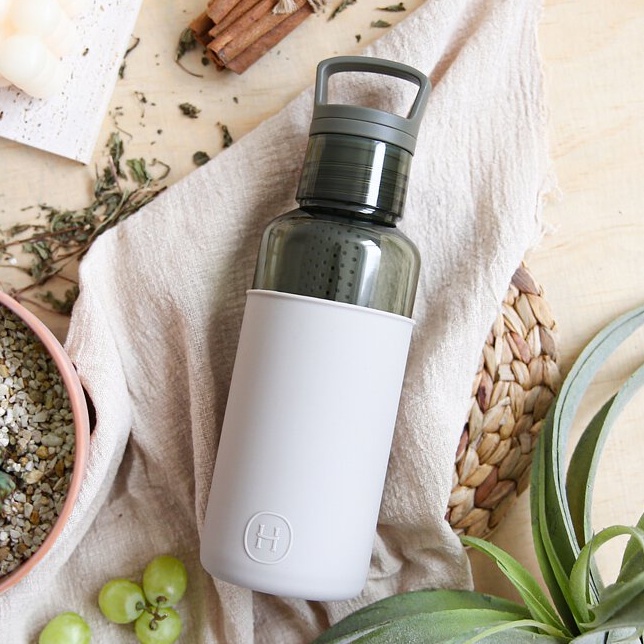 【2件9折】美國 HYDY 輕靚系列 透明水瓶 590ml 森綠瓶 (尤加利) 附泡茶器 冷水瓶 運動水瓶 | 蝦皮購物