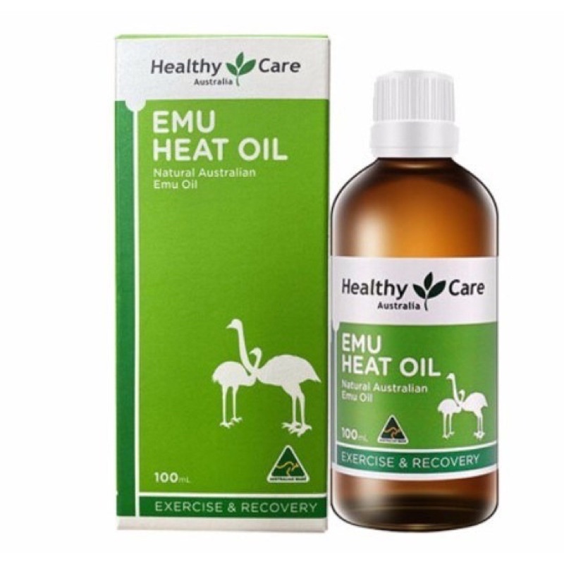 《在台》澳洲 Healthy care Emu Heat Oil 鴯鶓油 100ml (按摩油) | 蝦皮購物