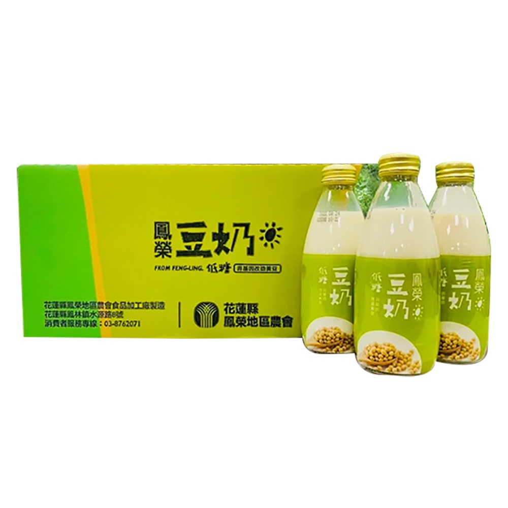 【鳳榮農會】鳳榮低糖豆奶245mlX24罐/箱X2箱,免運費 | 蝦皮購物