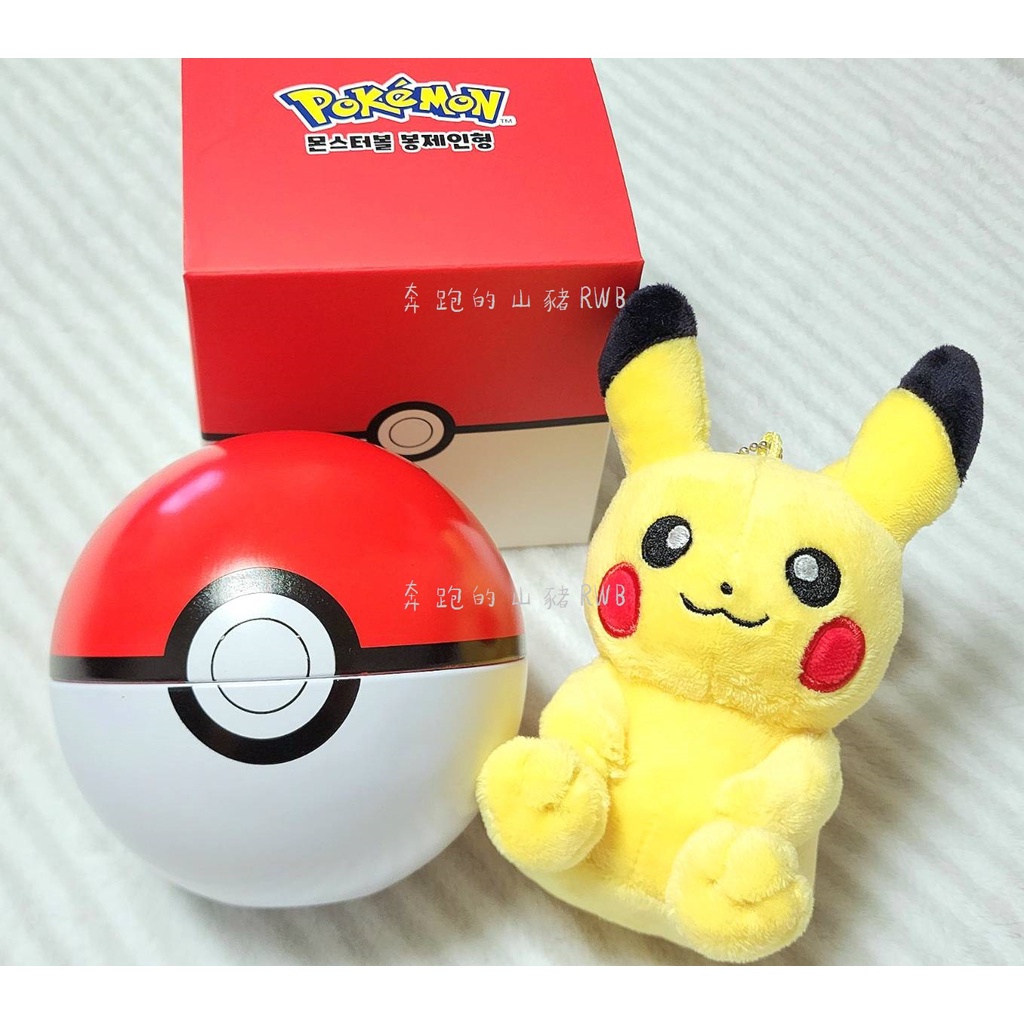 🍀【韓國現貨】韓國寶可夢 Pokémon x LOTTERIA 聯名 皮卡丘 & 鐵盒精靈球 | 蝦皮購物