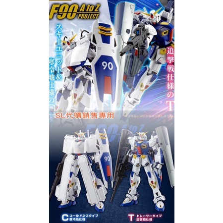 (限預購者下單）萬代魂商PB MG 1/100 鋼彈F90 用裝備組C裝備 &T裝備 機動戰士鋼彈F90 | 蝦皮購物