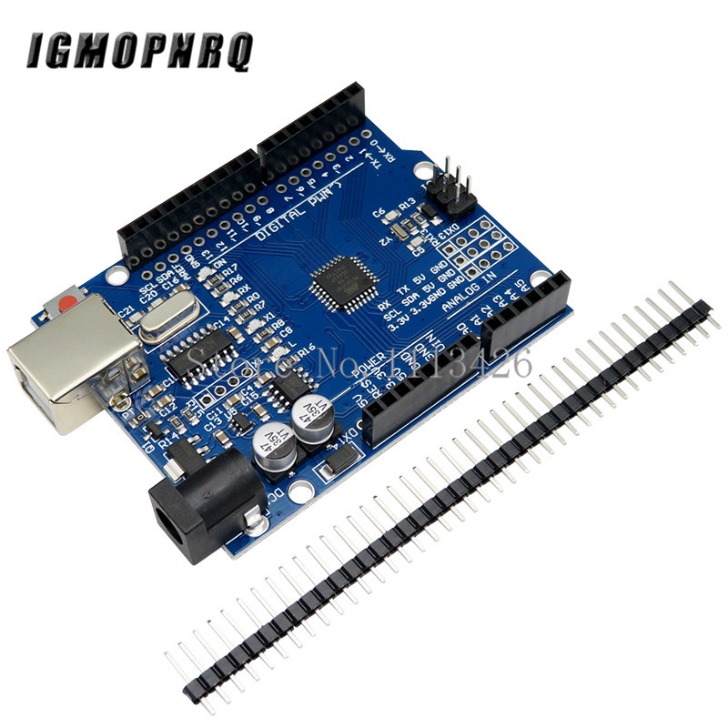 Uno R3官方ATMEGA16U2+MEGA328P芯片適用於Arduino UNO R3開發板+USB線 | 蝦皮購物