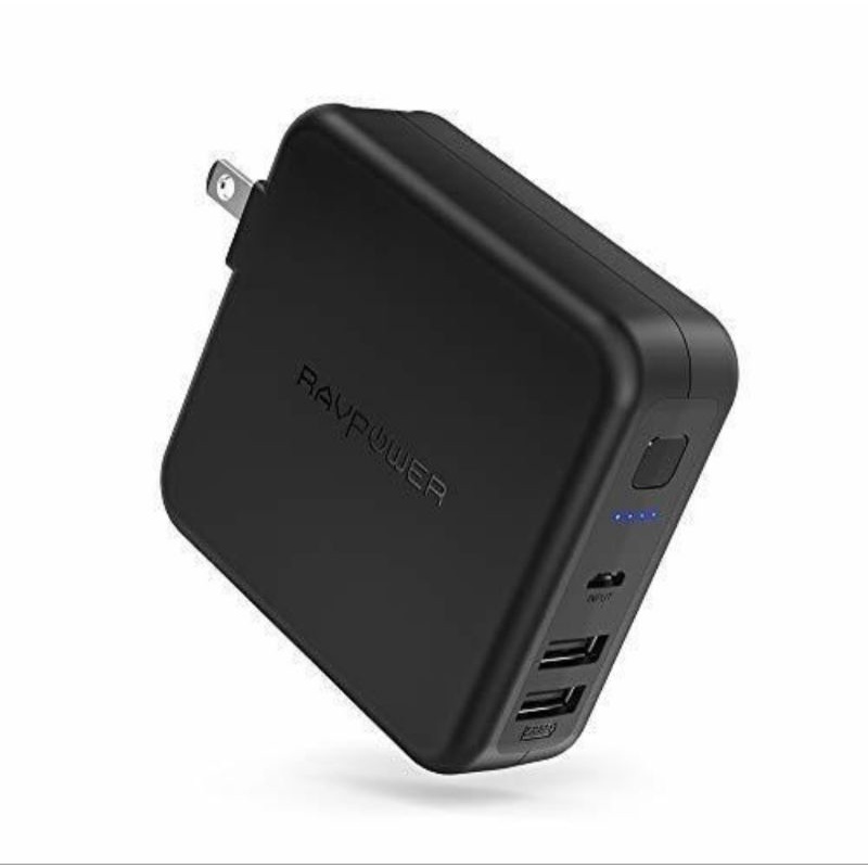 全新 正版 現貨 RAVPOWER 極輕巧系列 插座充電兩用 6700mAh 行動電源 | 蝦皮購物