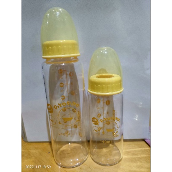 黃色小鴨標準口徑奶瓶/240ml/140ml | 蝦皮購物